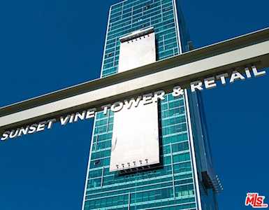 Sunset Vine Tower | Hollywood Condos | 1480 Vine St Los Angeles, 90028